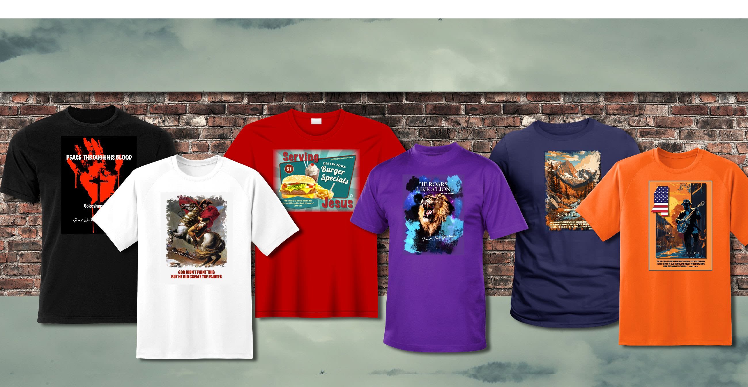Second Wind Creations - T-shirts & Faith Lifestyle, Richmond, Texas