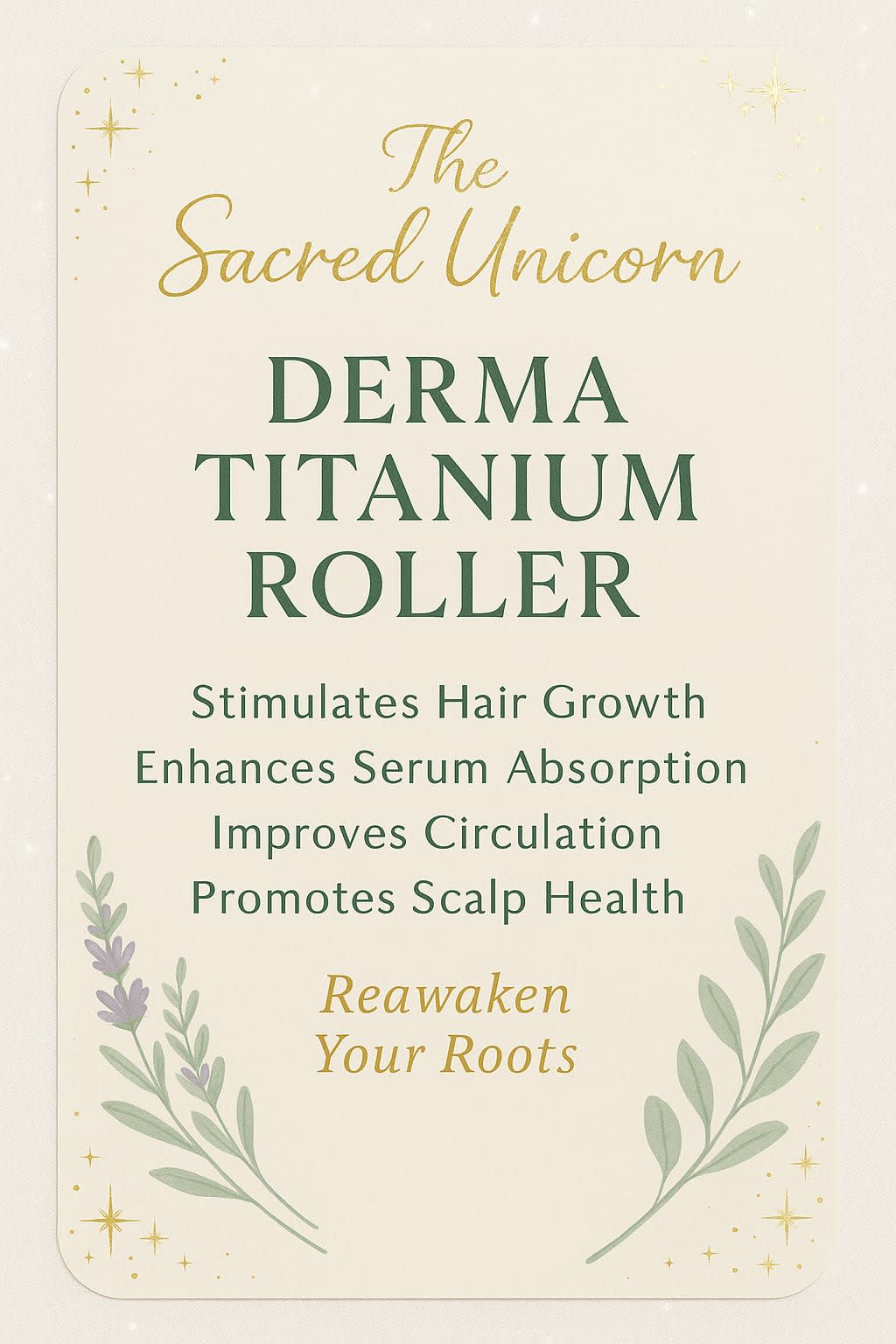 Derma Roller - The Sacred Healing Apothecary - The Sacred Unicorn ...