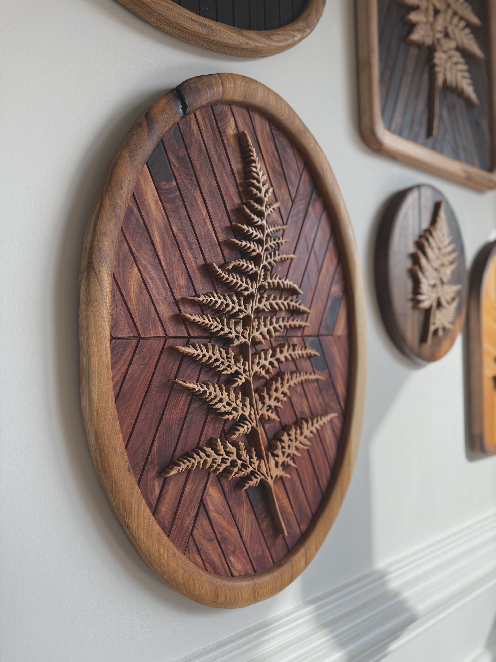 Ruby Red - Fern Collection - McCall’s Wood Works | Wood Artist in Ball Ground