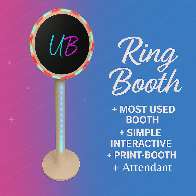 Ring Mirror Photo Booth - Photo Booth Rental - Uniquee Booths - Photo ...