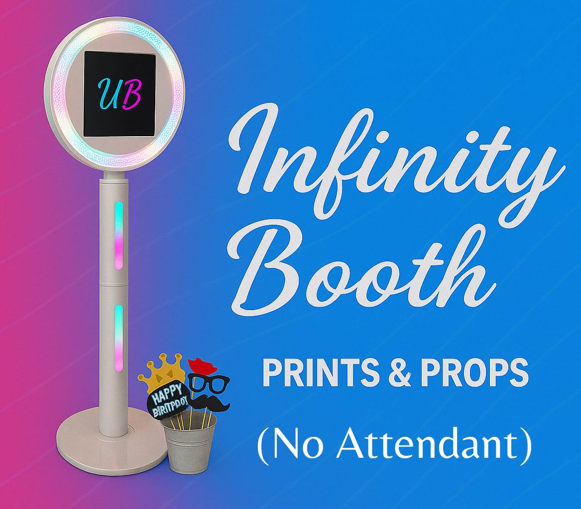$120 per hour: Infinity Booth Package (No Attendant) - Booth Packages