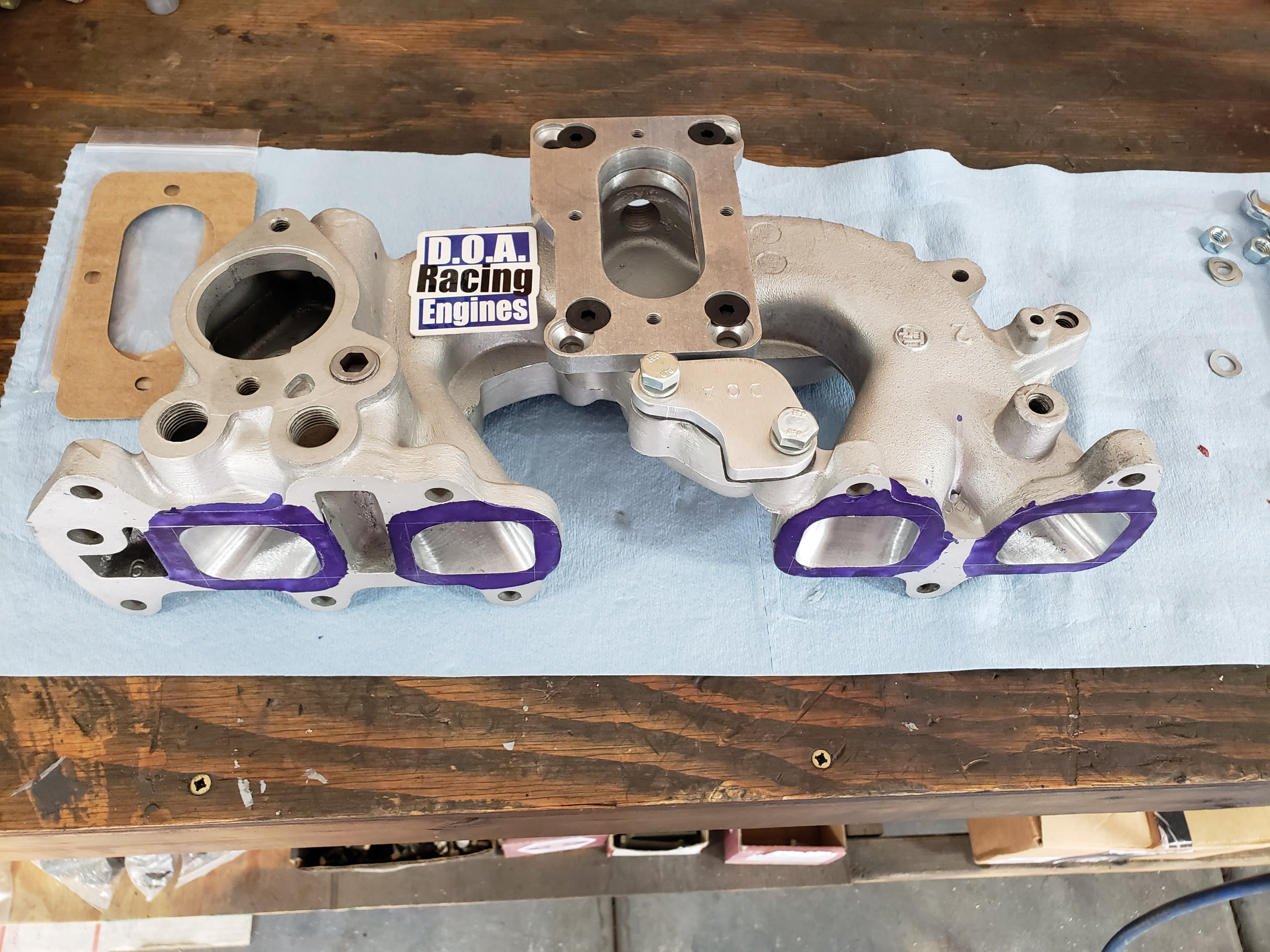 Intakes, correctly ported. - Engine Assemblies & Components - D.O.A ...