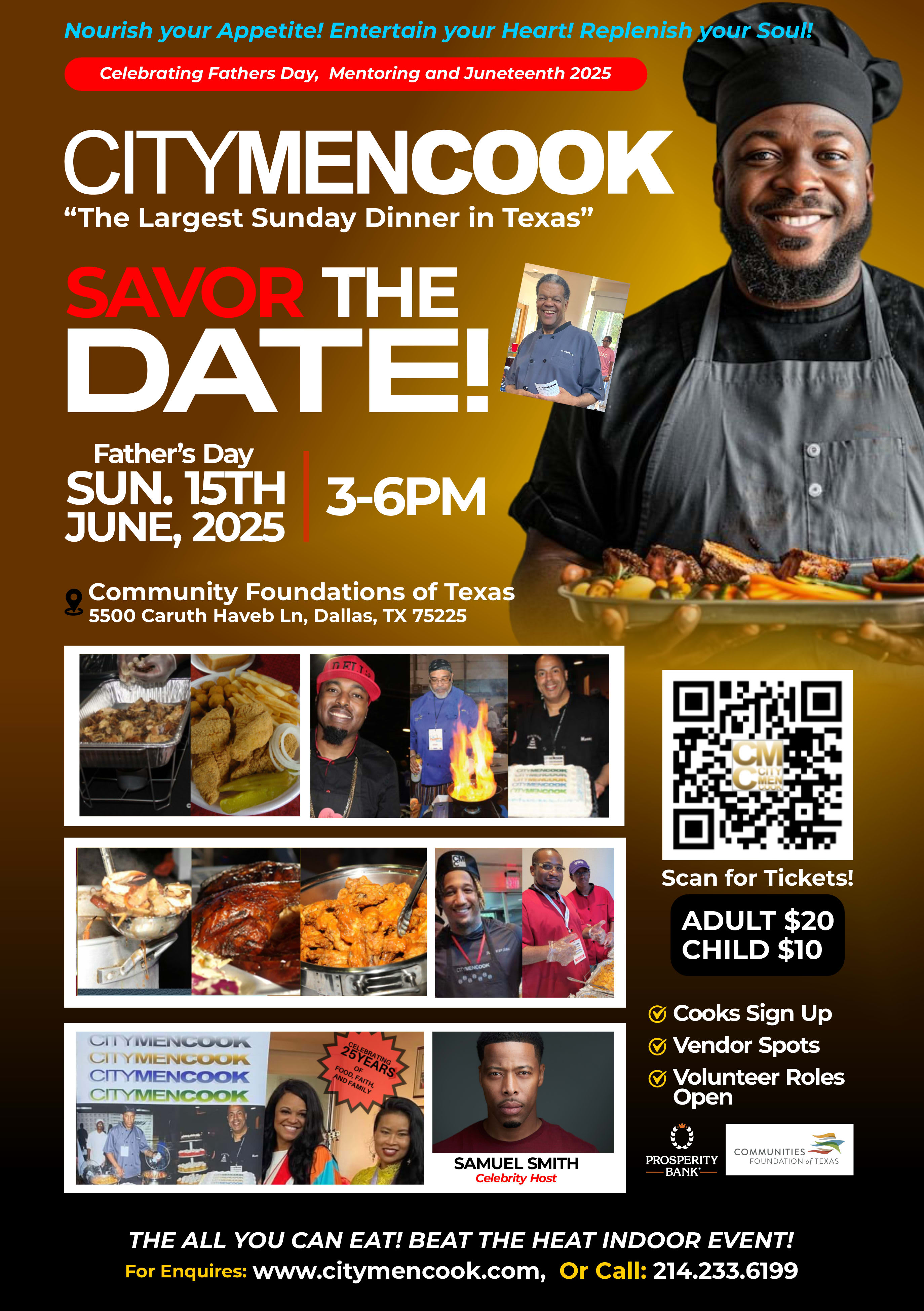 City Men Cook | Non Profit Event and Father Mentorship in Dallas