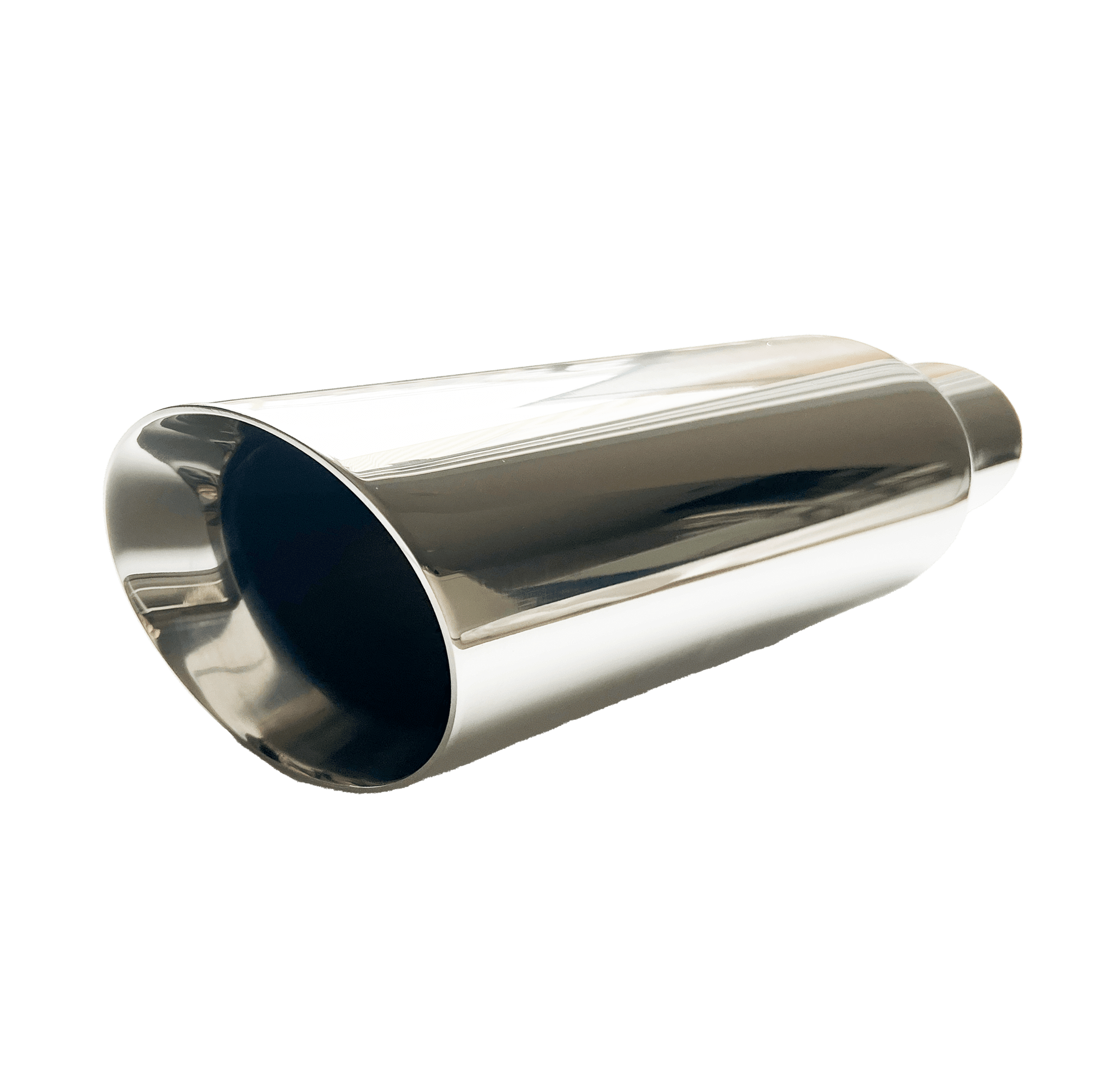 NETAMI NT2540CP-12 Double Wall 304 Stainless Steel Exhaust Tip Chrome ...