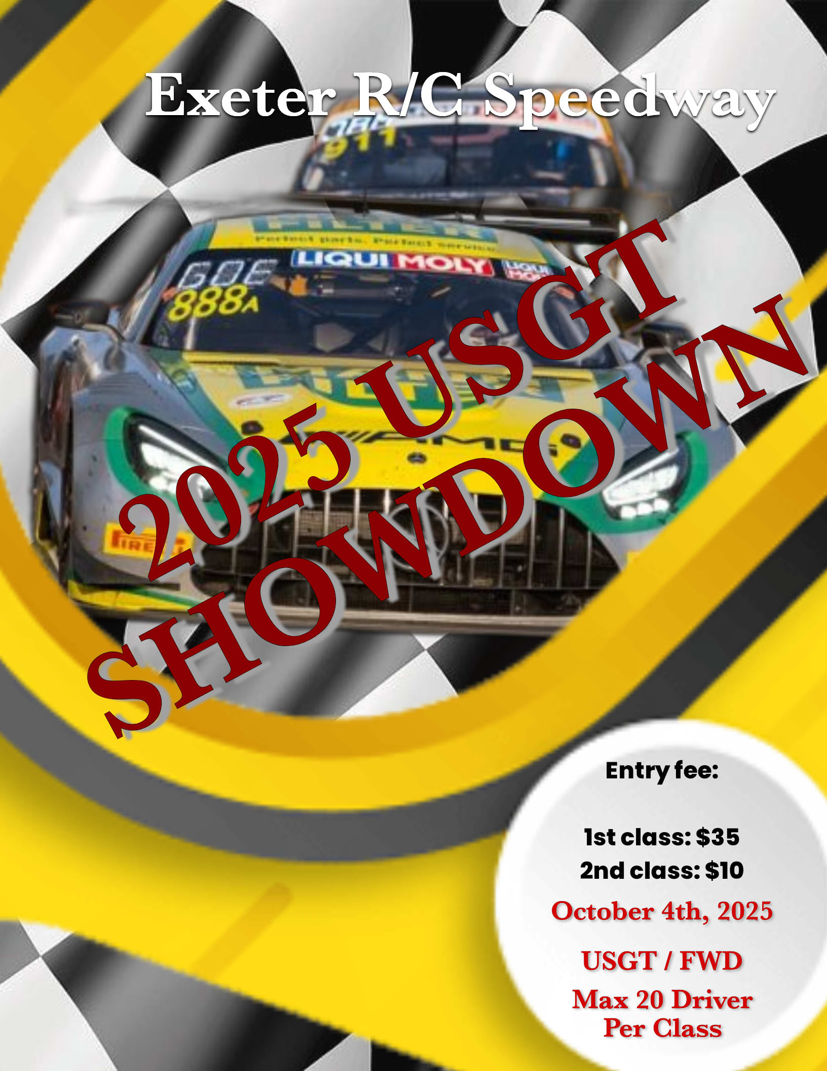 USGT Showdown - USGT Showdown - RC Racing Track | Exeter RC Speedway in ...