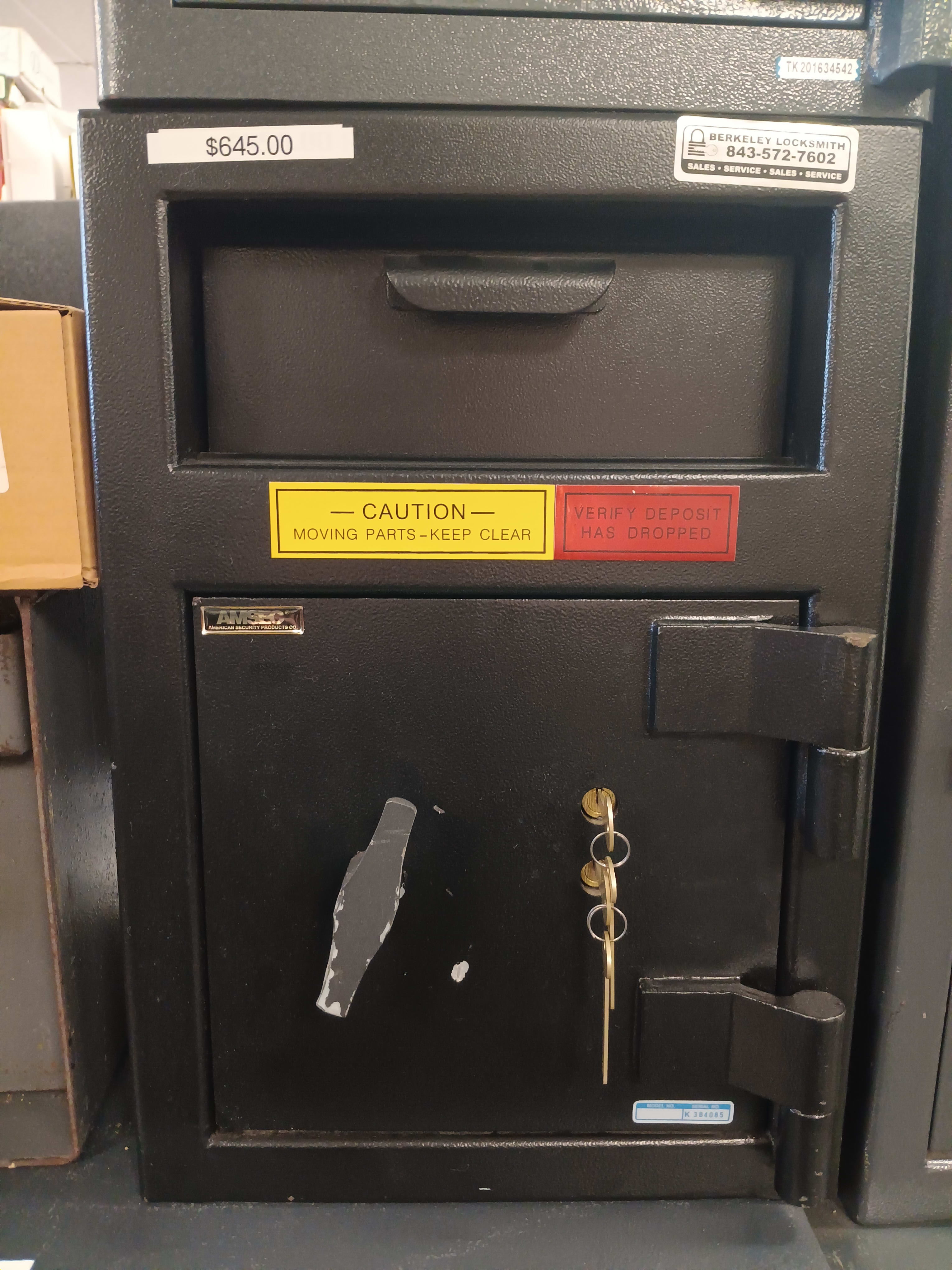 Amsec Drop Safe - New Drop Safes - Berkeley Locksmith | Locksmith ...