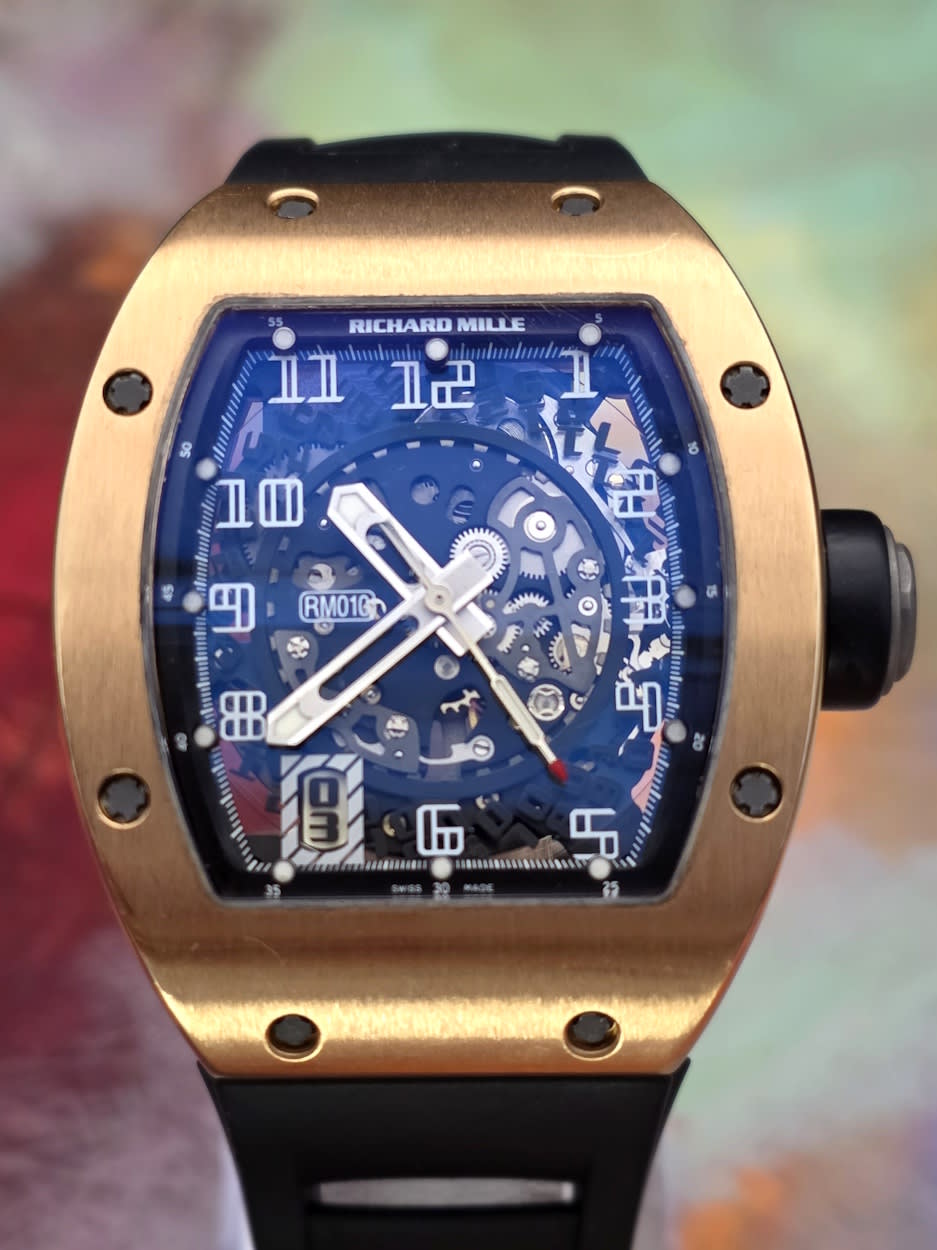 Richard Mille RM010 Rose Gold | Skeleton | Full Set