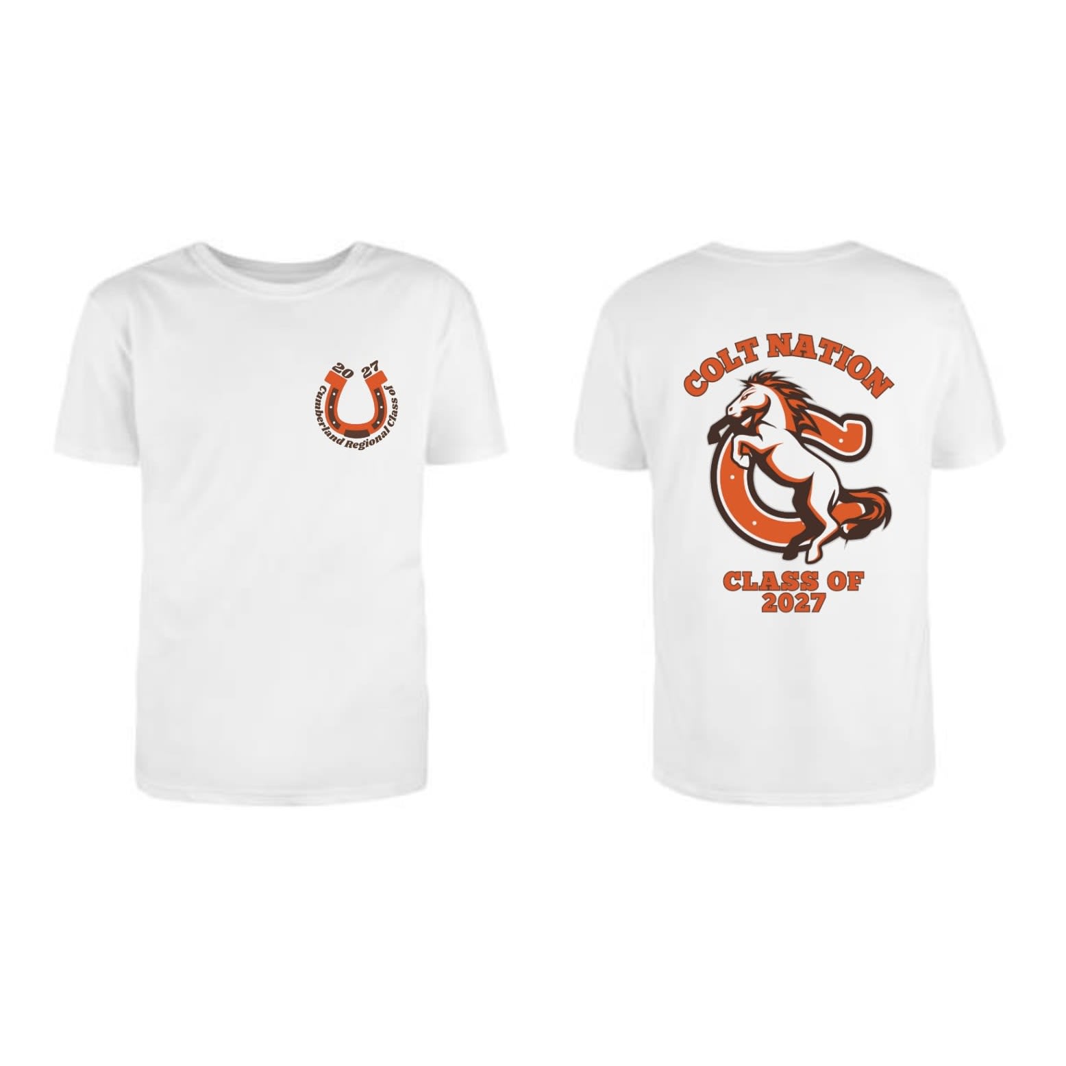 COLT Nation Stallion - CRHS Front and Back T-shirt Logos - Dirt ...