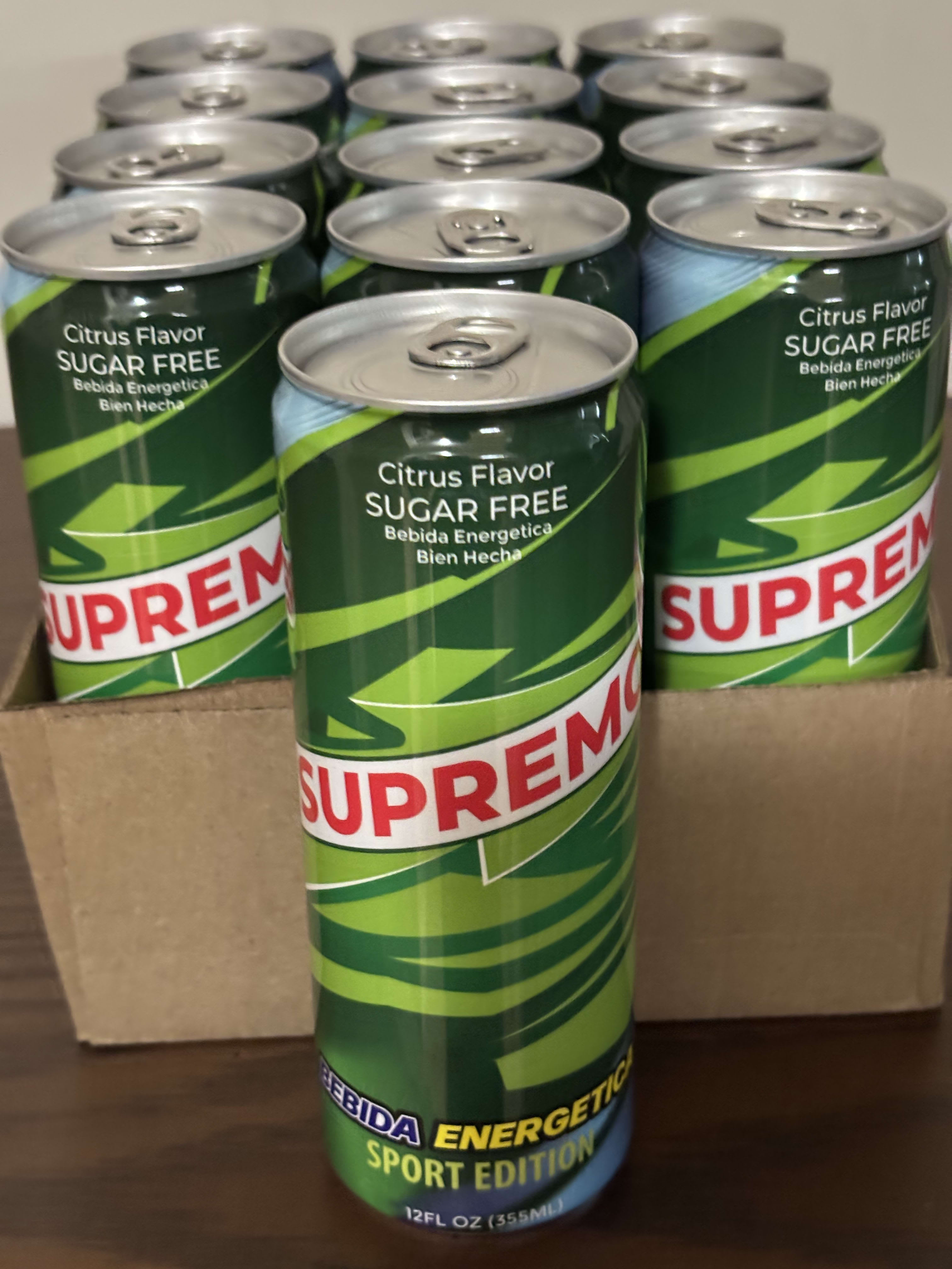 Supremo - Bebida energetica - Sport edition - Premium Flavored Energy ...