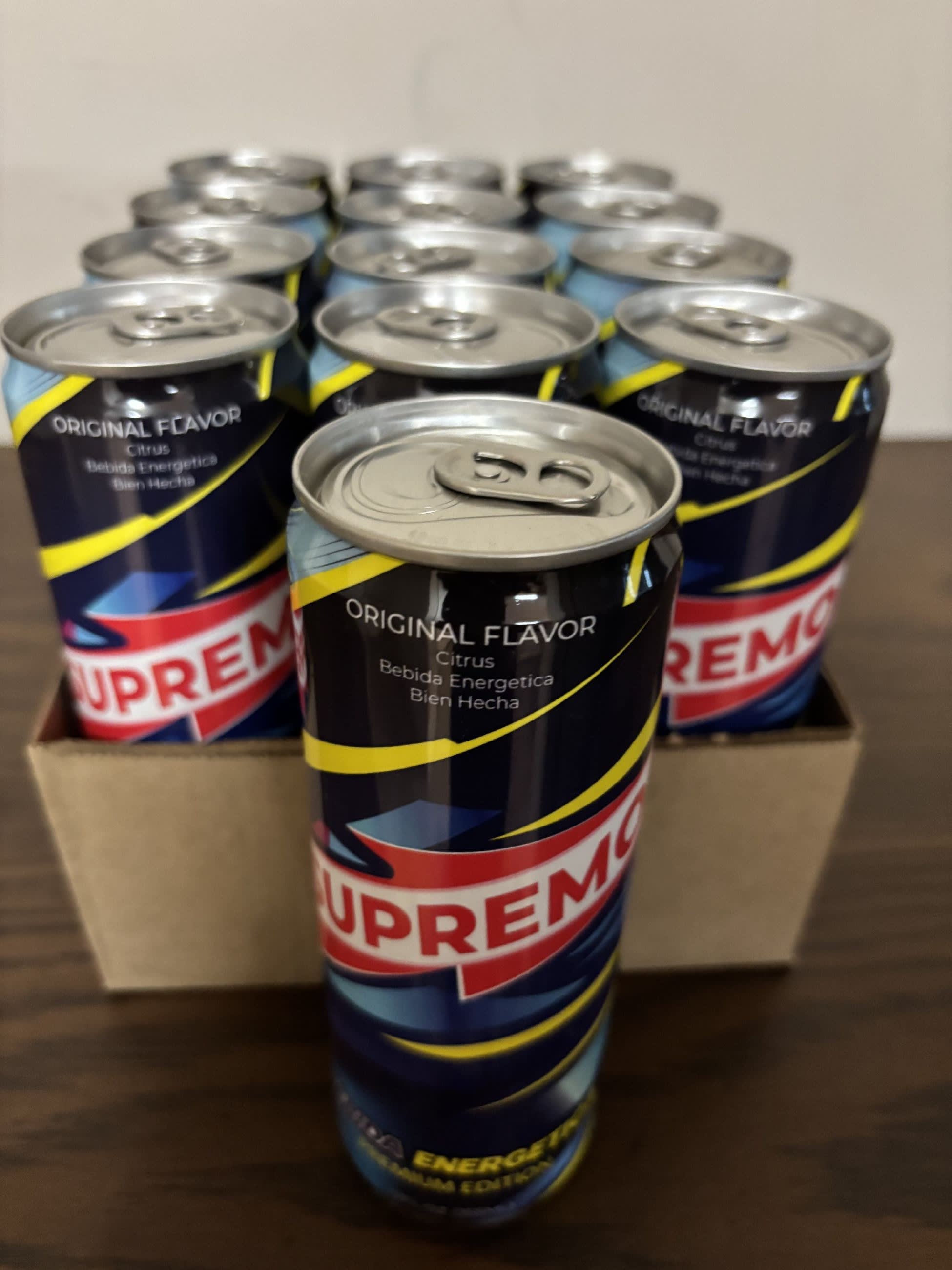 Supremo - Bebida energetica - Premium edition - Premium Flavored Energy ...