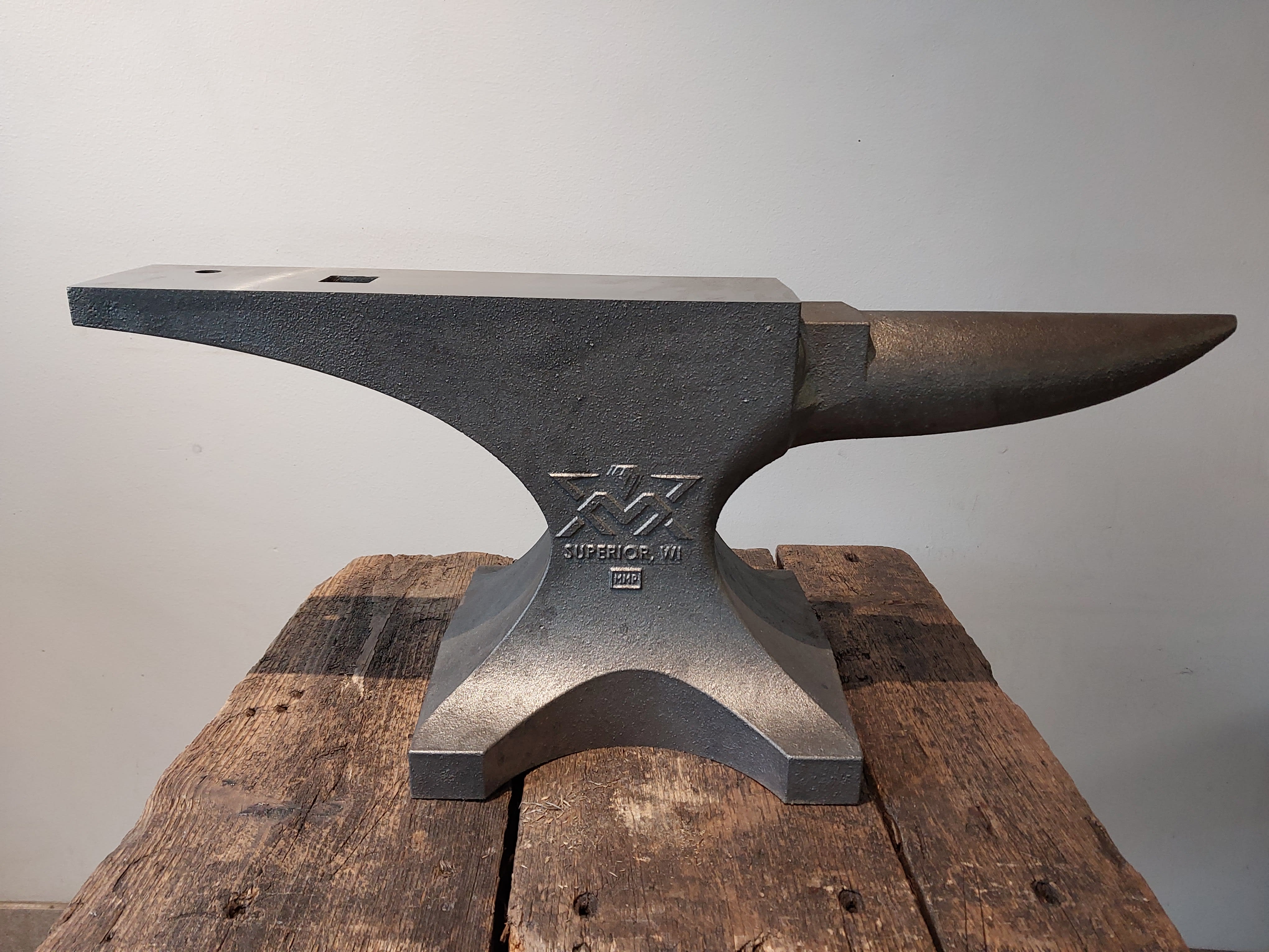 125lb Cast 52100 anvil - Anvils - Xcalibur MetalworkX - Knife Maker and ...