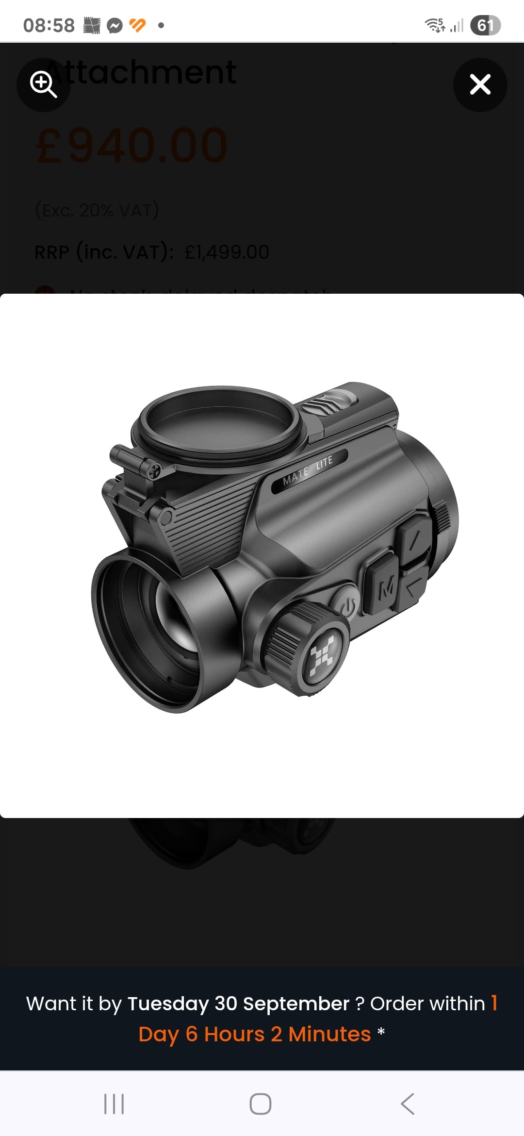NOCPIX MATE LIGHT - THERMAL SCOPES & MONOCULARS - Caledonia Gundog ...