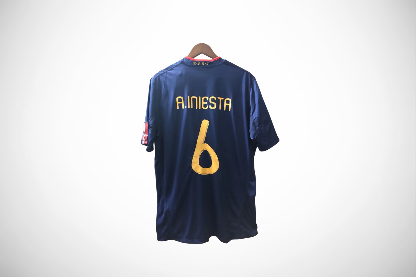 Spain 2010 Iniesta Jersey - Spain National Team - Zoloo Sports Ltd ...
