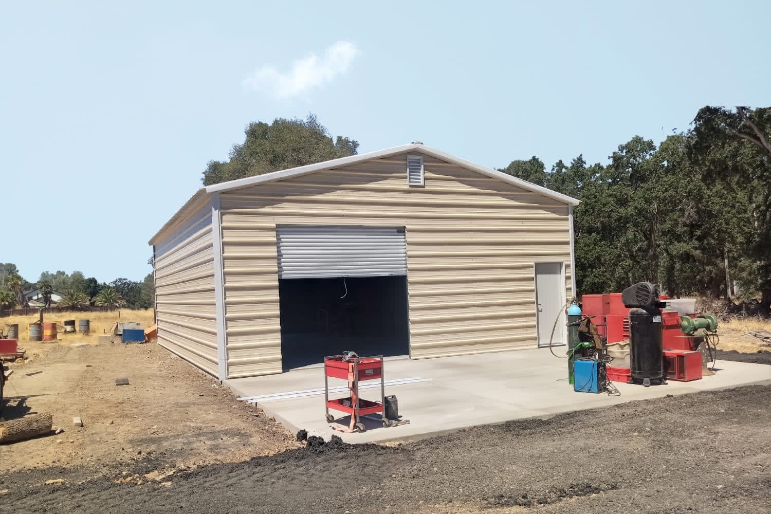 Metal Shops - Custom Steel Buildings - All Weather Steel Structures ...