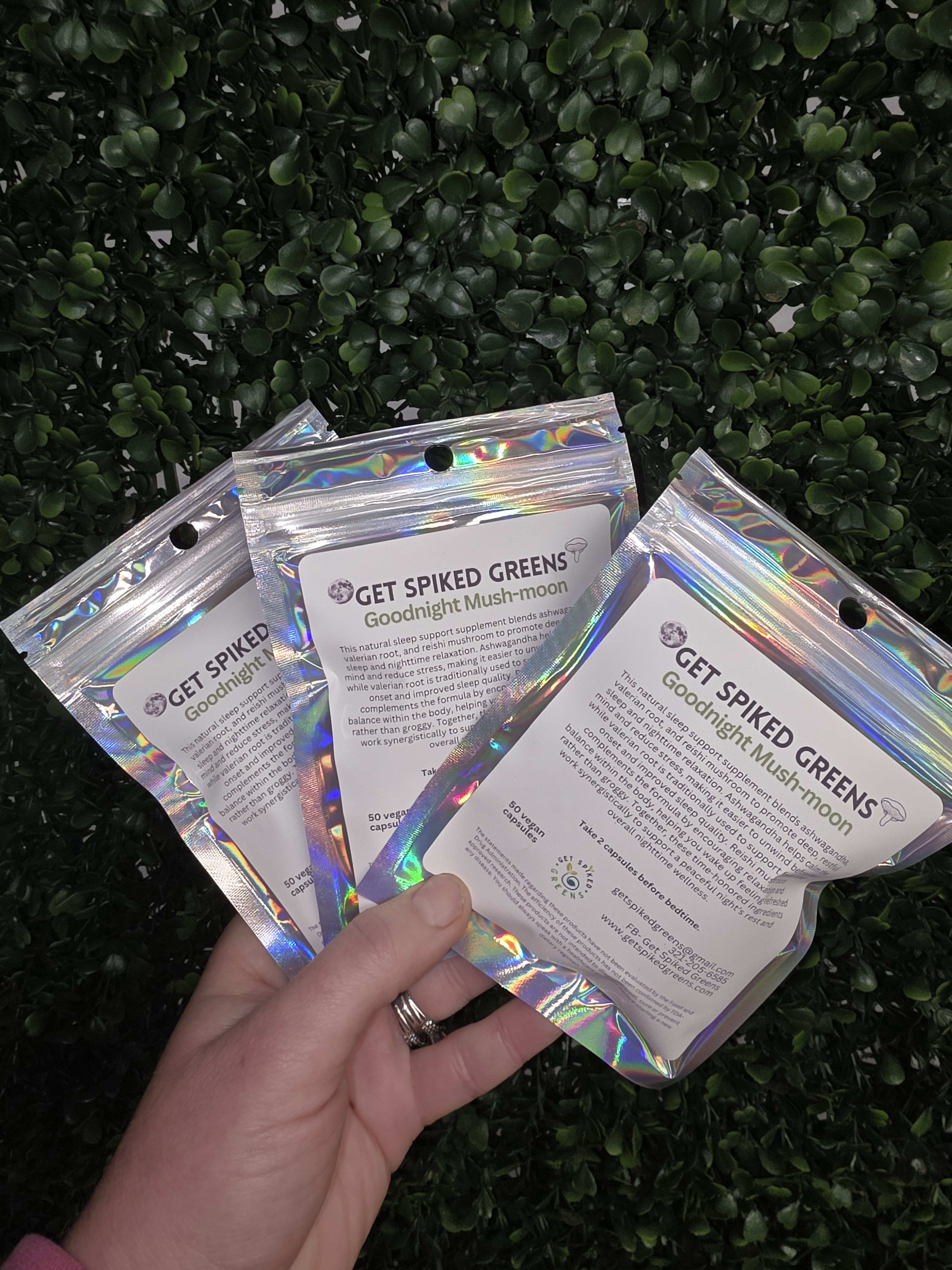 Goodnight Mush-moon - Powders and Capsules - Get Spiked Greens ...