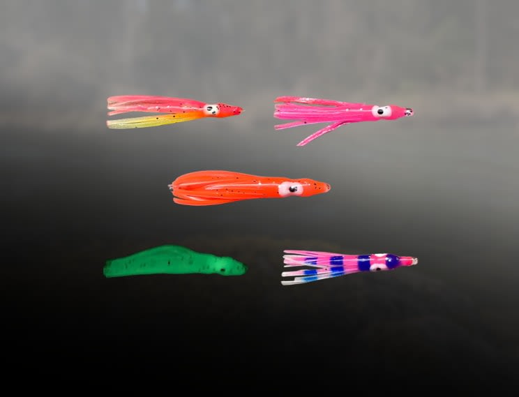 25 pack - 1.5" - Micro Hoochie - Kokanee Hoochies and Shrimp - Savage ...